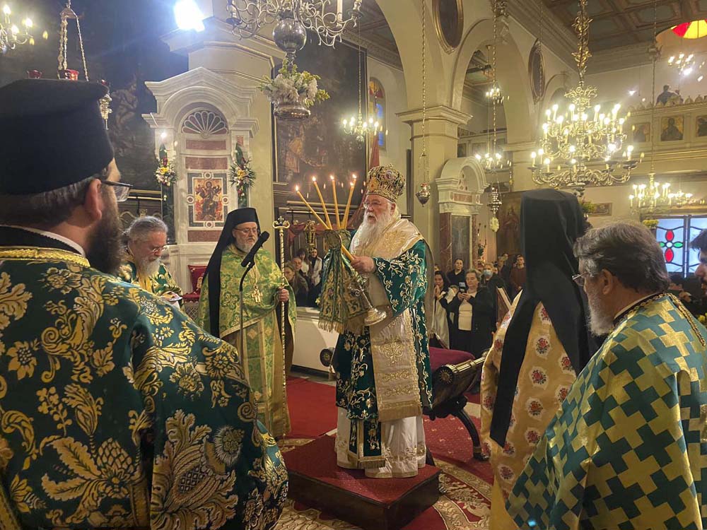 ΘΕΙΑ ΛΕΙΤΟΥΡΓΙΑ ΓΙΑ ΤΗΝ ΕΟΡΤΗ ΤΗΣ ΑΓΙΑΣ ΘΕΟΔΩΡΑΣ ΚΑΙ ΧΕΙΡΟΤΟΝΙΑ ...